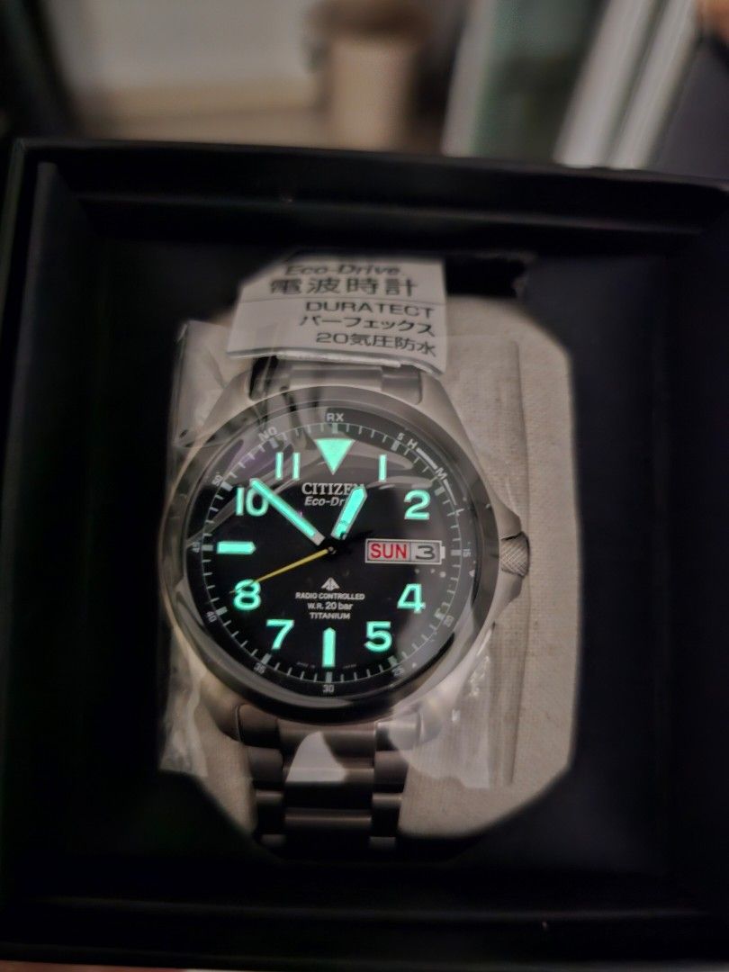 (FULL Titanium Solar) CITIZEN Promaster Land PMD56-2952, Men's Fashion ...