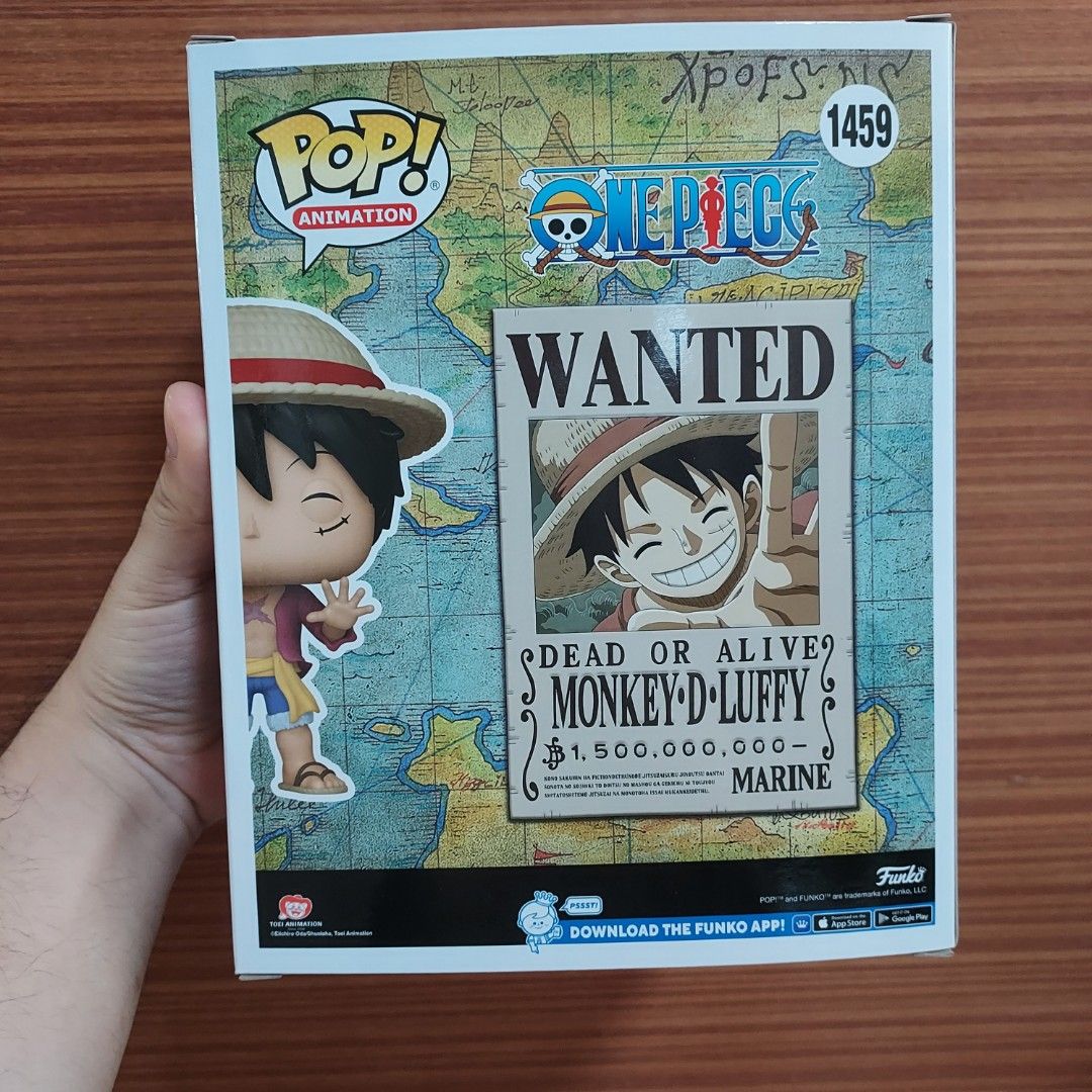 Funko Monkey D. LUFFY One piece wanted poster, Hobbies & Toys, Toys ...