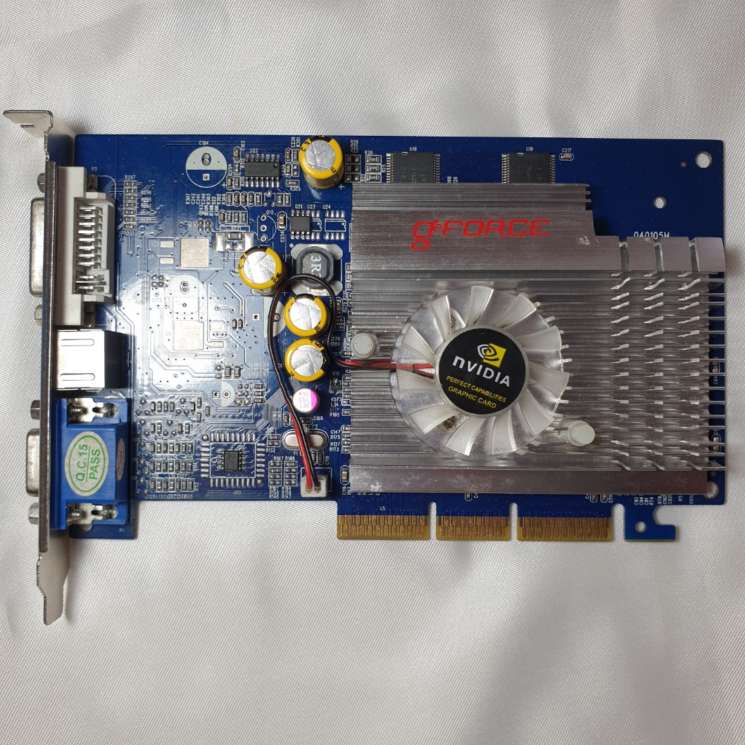 FX5500 AGP 256MB DDR TV-OUT VGA DVI NVIDIA GeForce Graphic Board ...