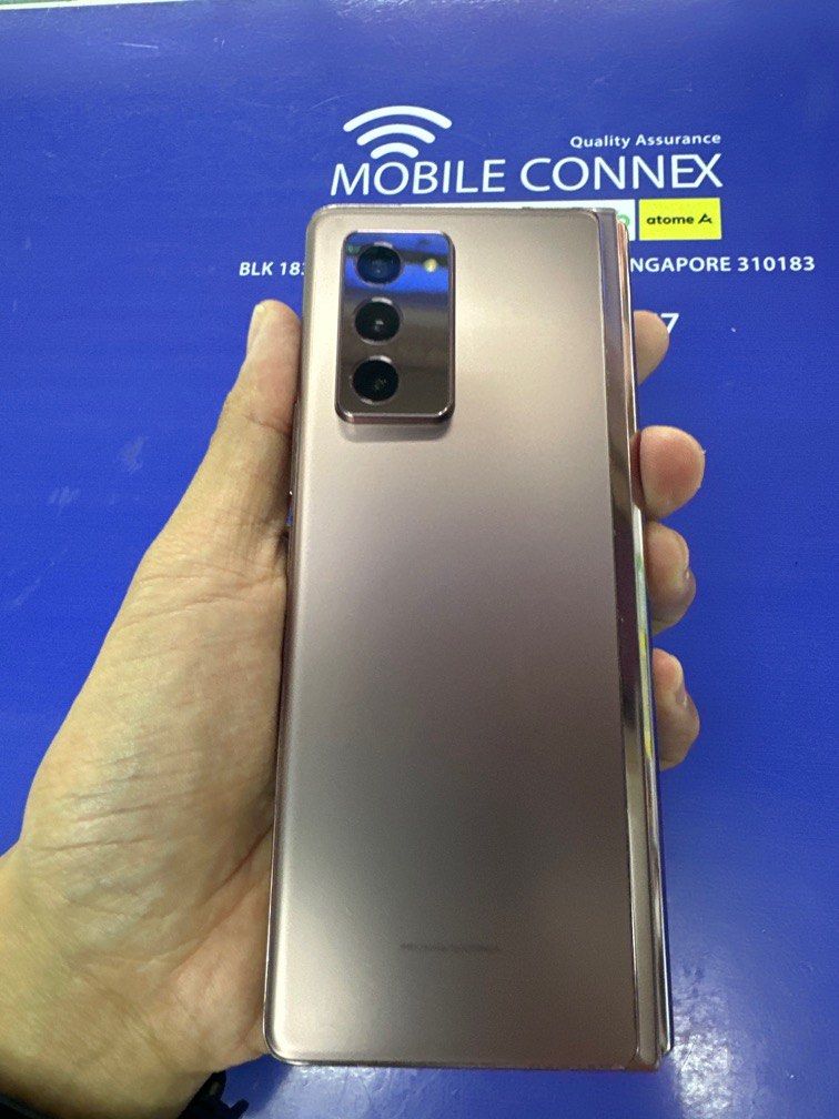 Galaxy Z Fold 2 Mystic Bronze 256GB, Mobile Phones & Gadgets, Mobile ...