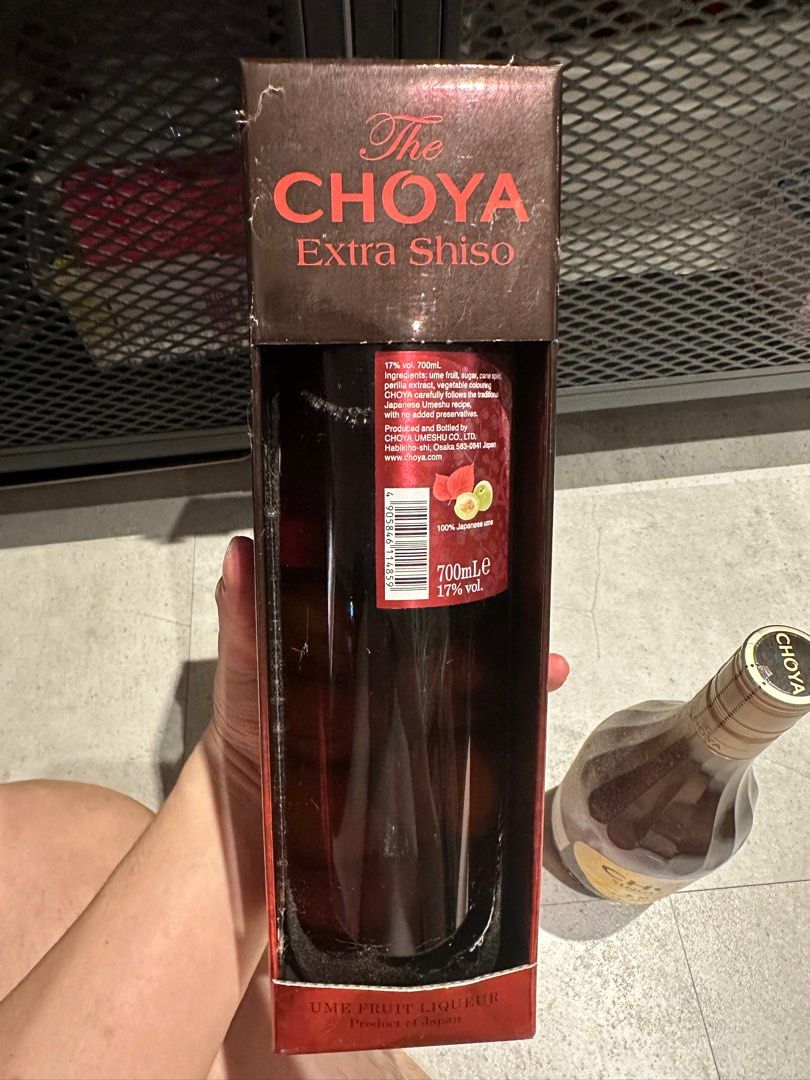 Glenrothes, choya, choya extra shiso, sing sing whiskey gift set, Food & Drinks, Alcoholic ...