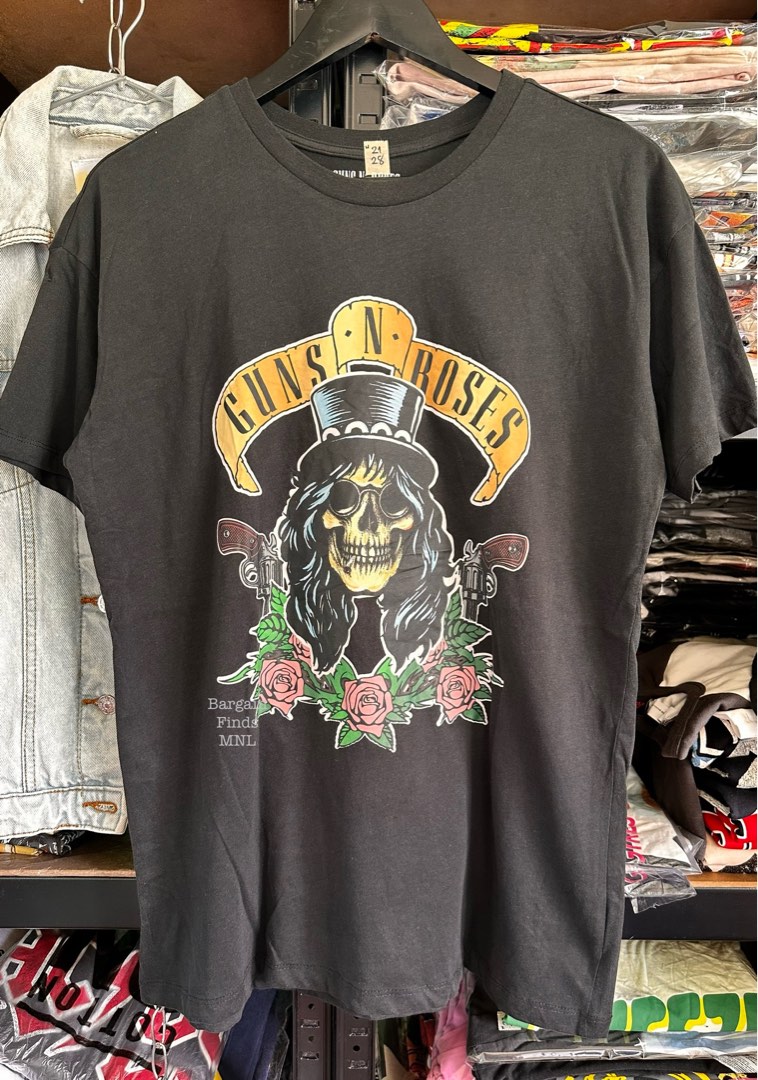 GNR Band Shirt, Men's Fashion, Tops & Sets, Tshirts & Polo Shirts on ...
