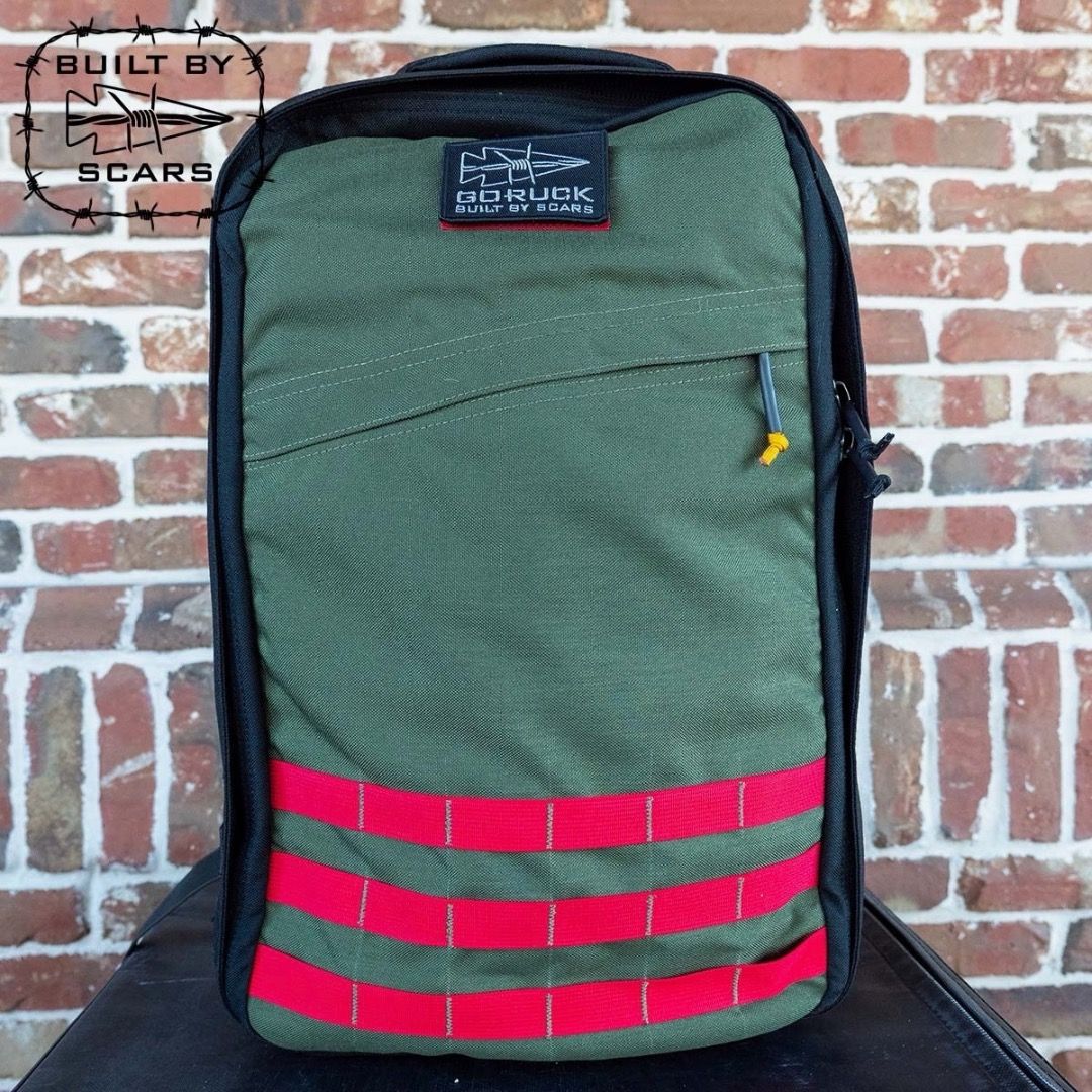 GORUCK GR1 26L Built By SCARS Custom Front Panel Olive Drab Green, Men ...