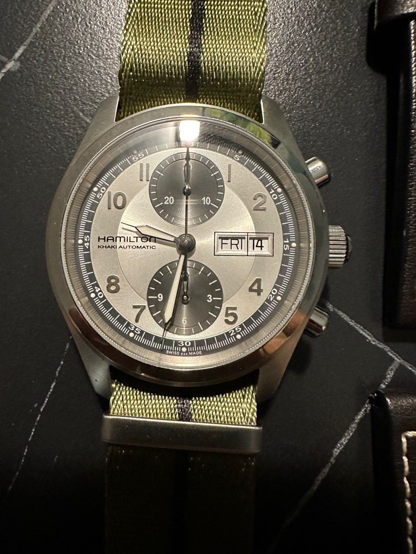 Hamilton Khaki Field automatic chronograph rare, Men's Fashion, Watches ...