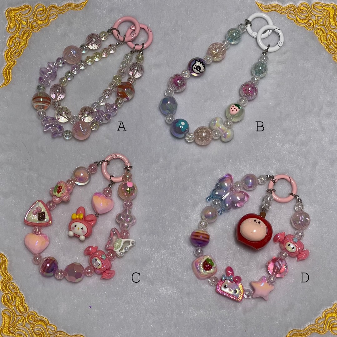 Handmade Phone Straps | Bag Charms | Keychains (Simple / Cute / Disney ...