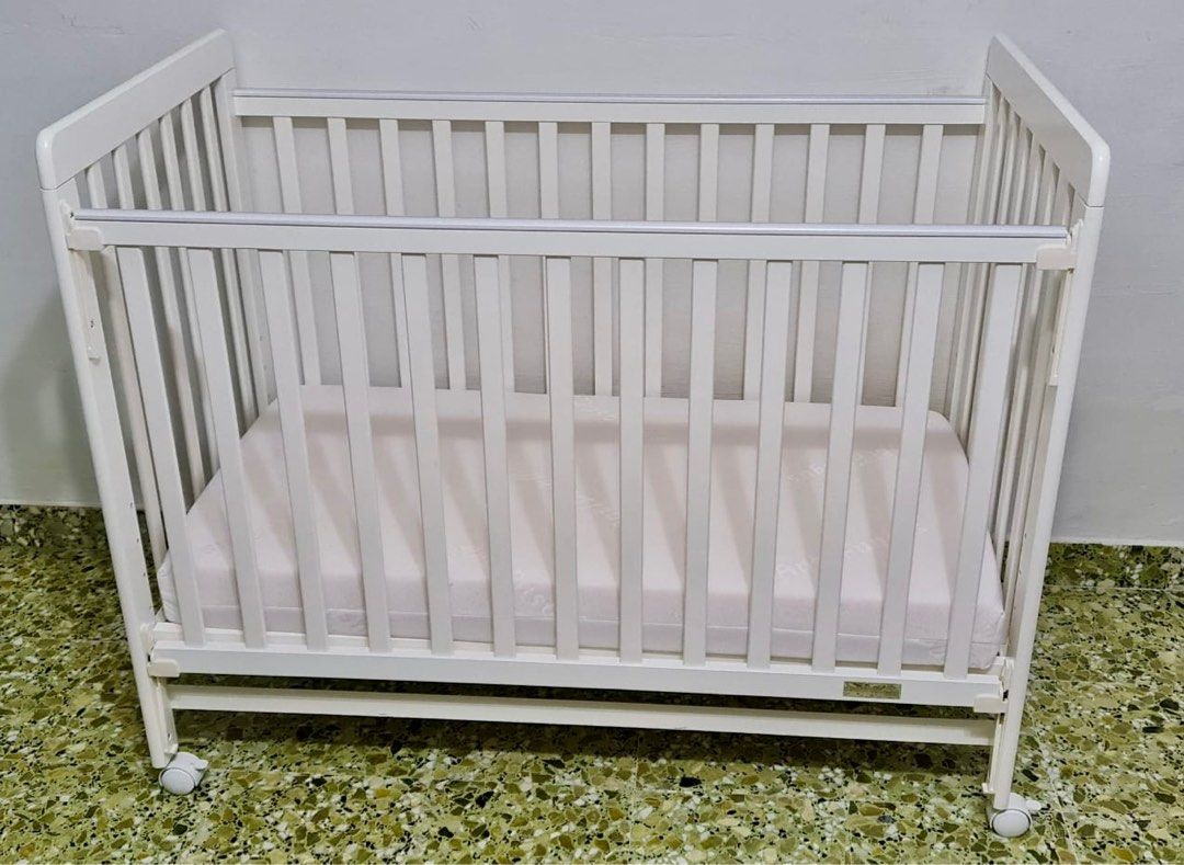 Happy Cot 5-in-1 Convertible Baby Cot - Dropside Mechanism, Babies ...