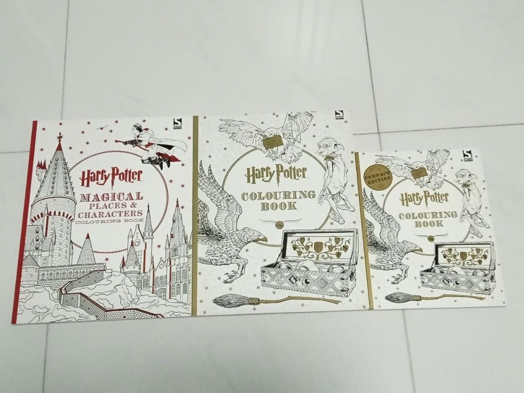Harry Potter Official Coloring Books from the Wizarding World, Hobbies ...