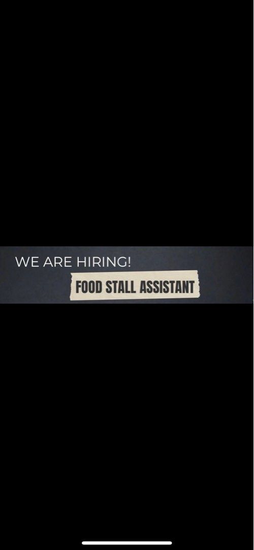Hawker Stall Assistant, Jobs, Hospitality, F&B on Carousell