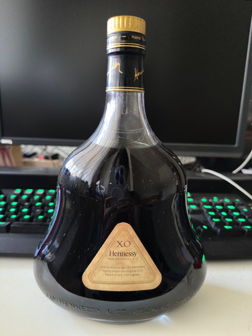 Hennessy XO cognac 1 litre, Food & Drinks, Alcoholic Beverages on Carousell