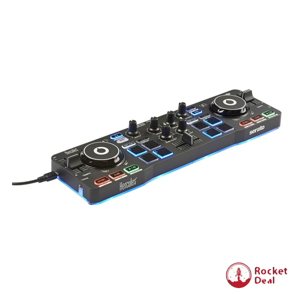 Hercules DJ DJControl Starlight | Pocket USB DJ Controller with Serato ...