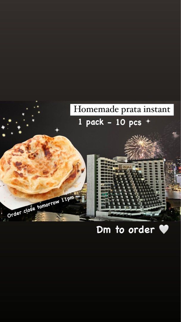Homemade Instant Prata, Food & Drinks, Packaged & Instant Food on Carousell