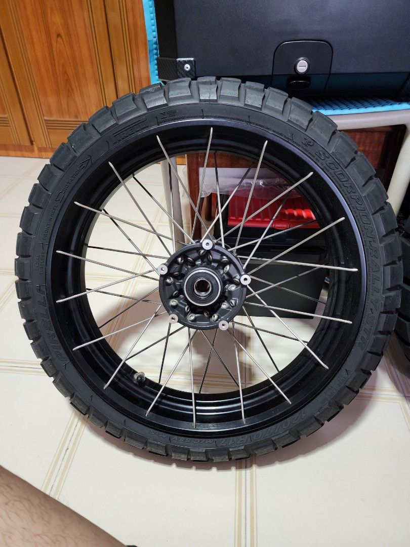 Honda X-Adv Xadv 750 Rims and Tyres Spoke Wheel, Motorcycles ...