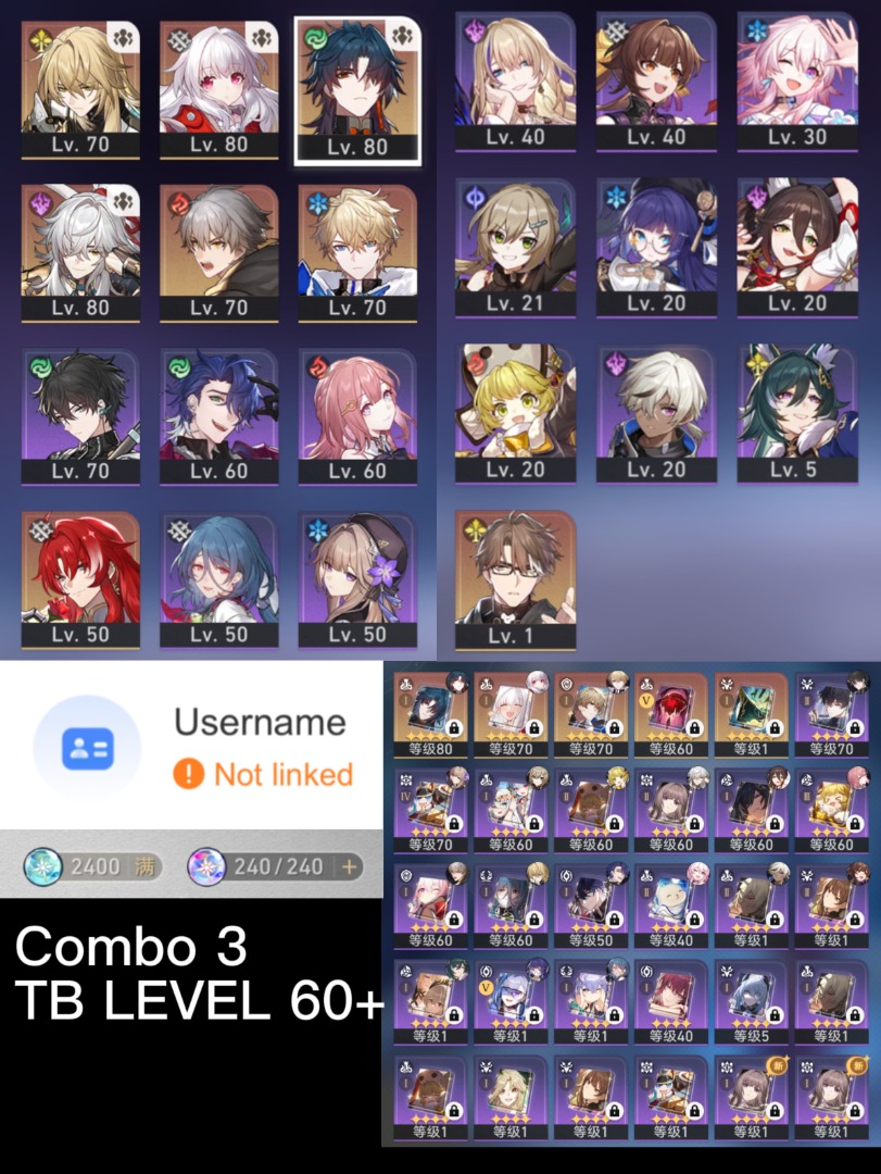 Honkai Star Rail Blade+Sign LightCone+Luocha Account, Video Gaming, Gaming Accessories, Virtual ...