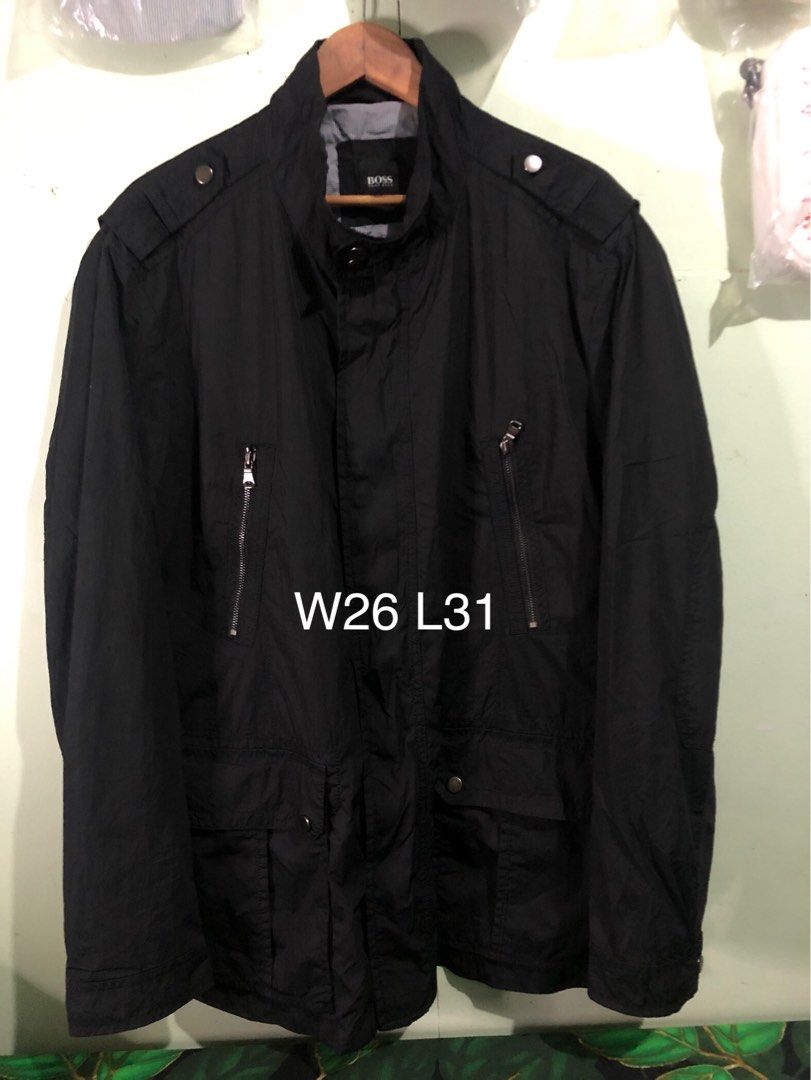 Hugo boss field Jacket, Luxury, Apparel on Carousell