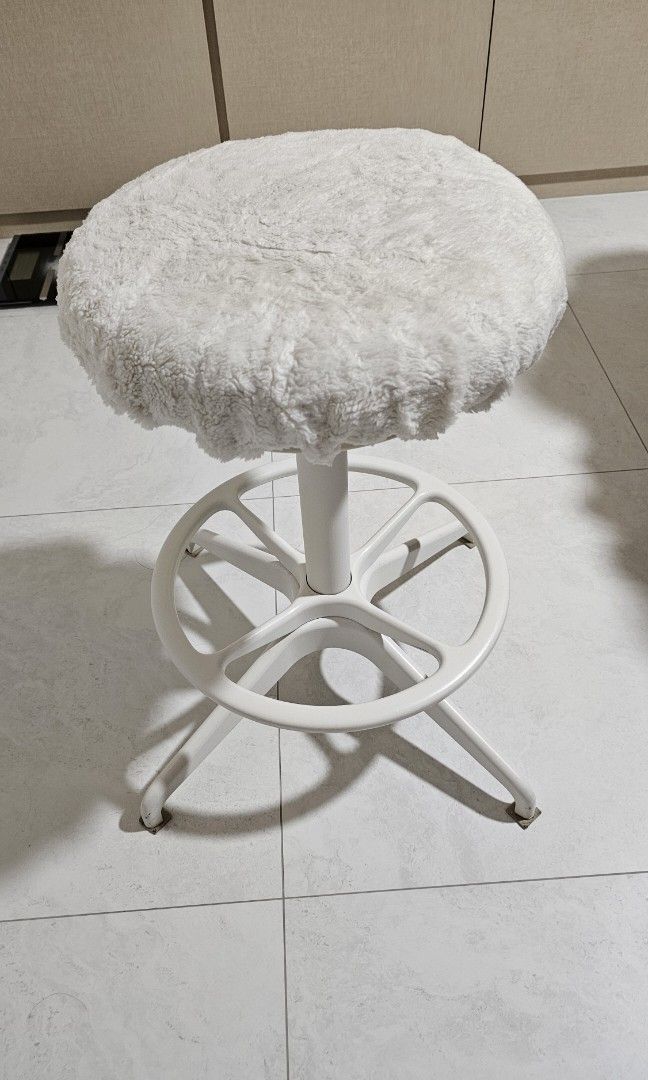 Ikea Lidkullen height adjustable stool, Furniture & Home Living ...