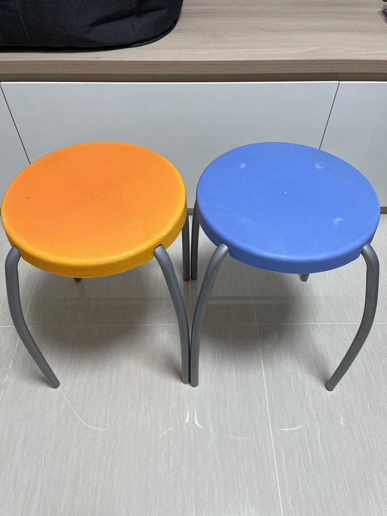 IKEA Seater Stools, Furniture & Home Living, Furniture, Chairs on Carousell