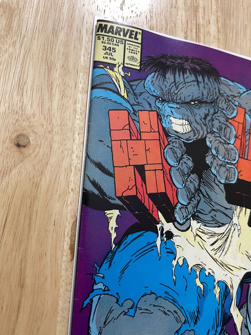 Incredible Hulk #345 (1988) in VF+ Condition. Classic McFarlane Cover ...