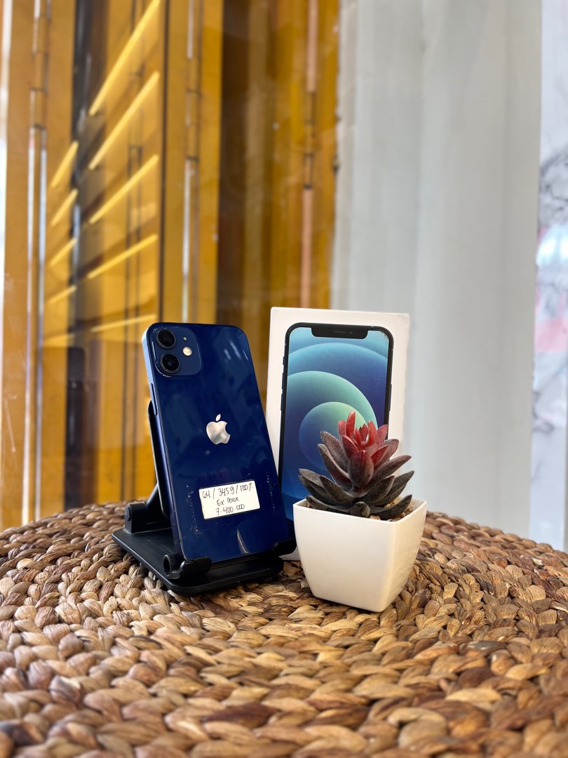 Iphone 12 Mini 64gb Blue Second Ibox Fungsional Normal, Telepon Seluler ...