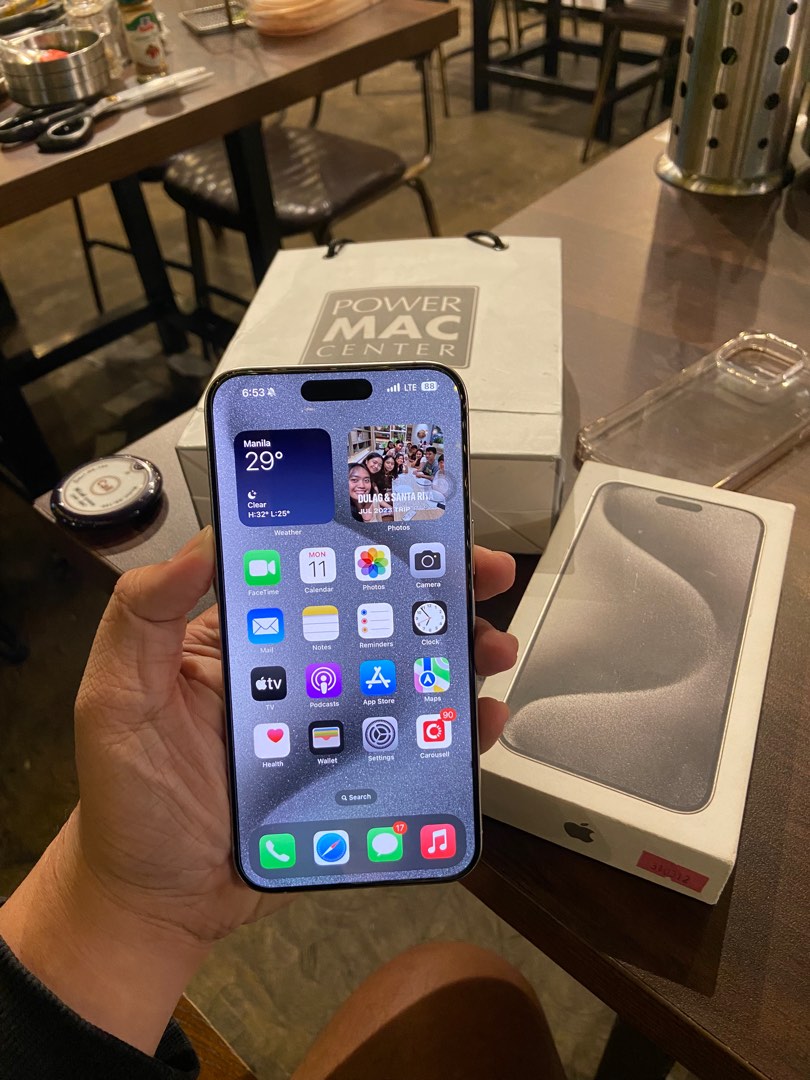 iPhone 15 Promax 1TB complete ntc openline white, Mobile Phones ...