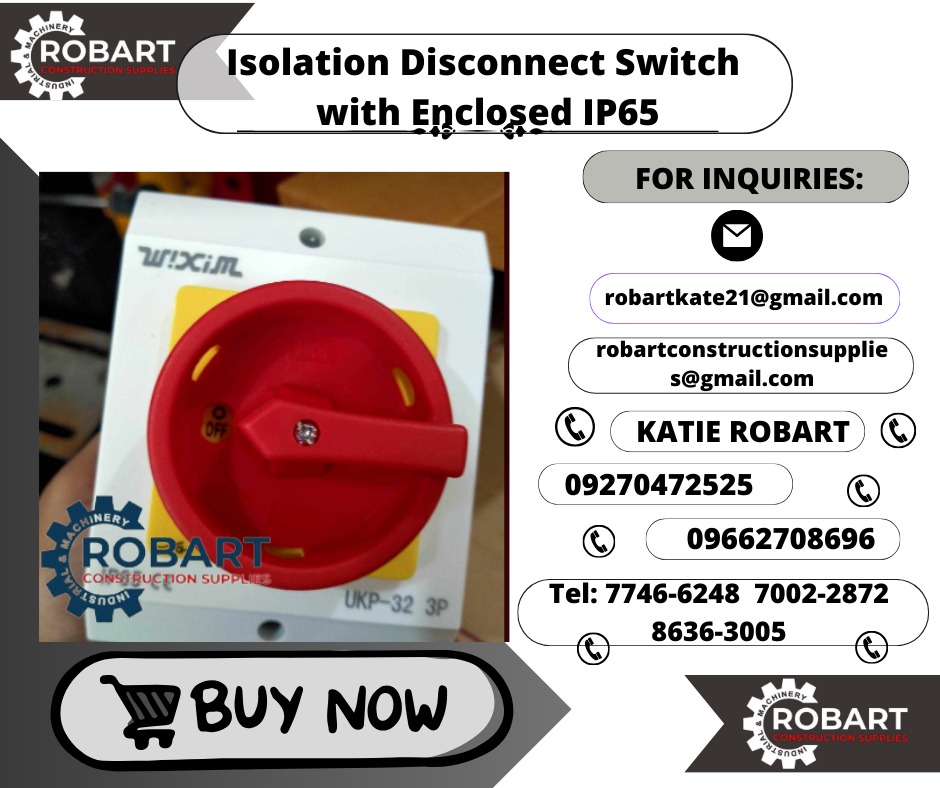 Isolation Disconnect Switch with Enclosed IP65, Commercial & Industrial ...