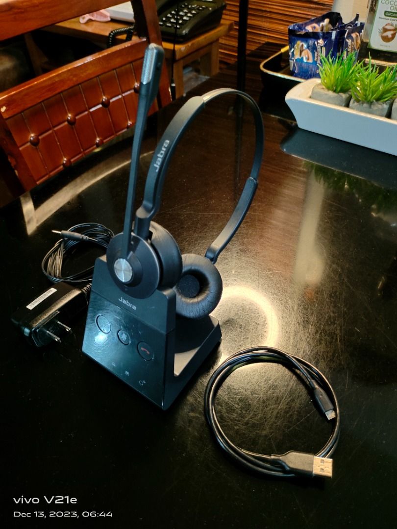 Jabra Engage 65 Wireless Headphone Mic for sale, Computers & Tech ...