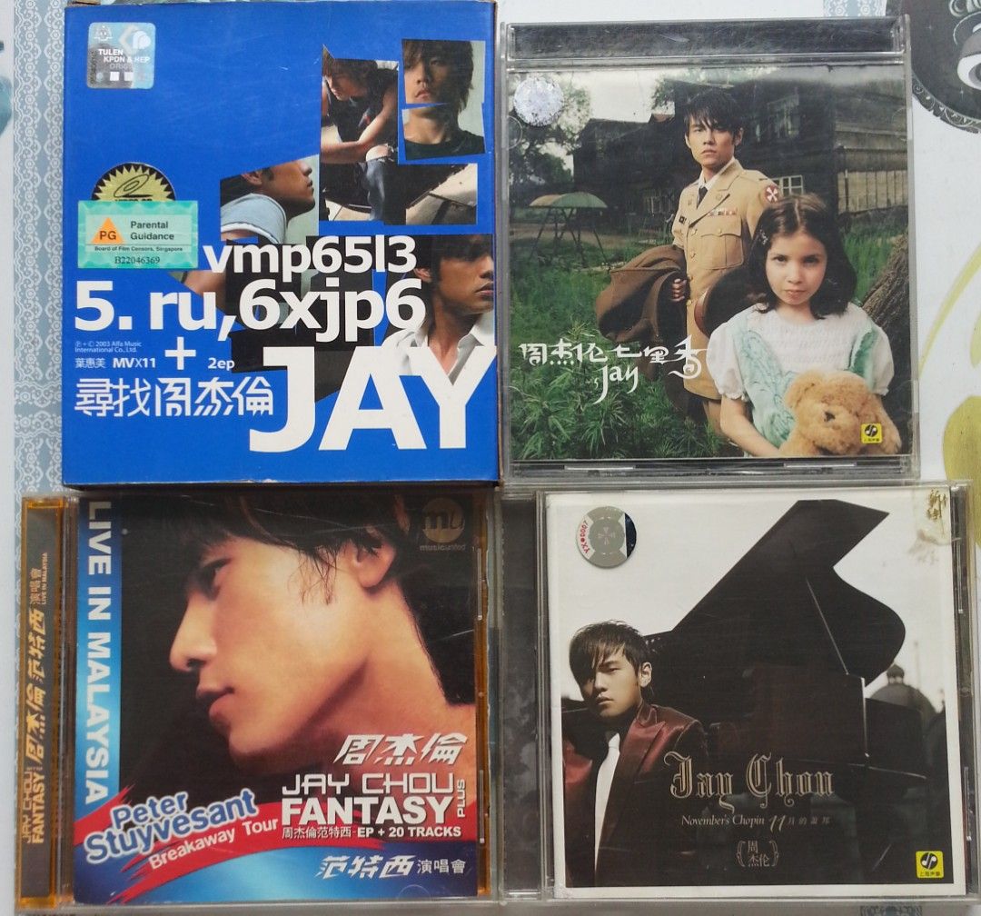 Jay Chou 周杰伦 CD VCD albums, Hobbies & Toys, Music & Media, CDs & DVDs on Carousell
