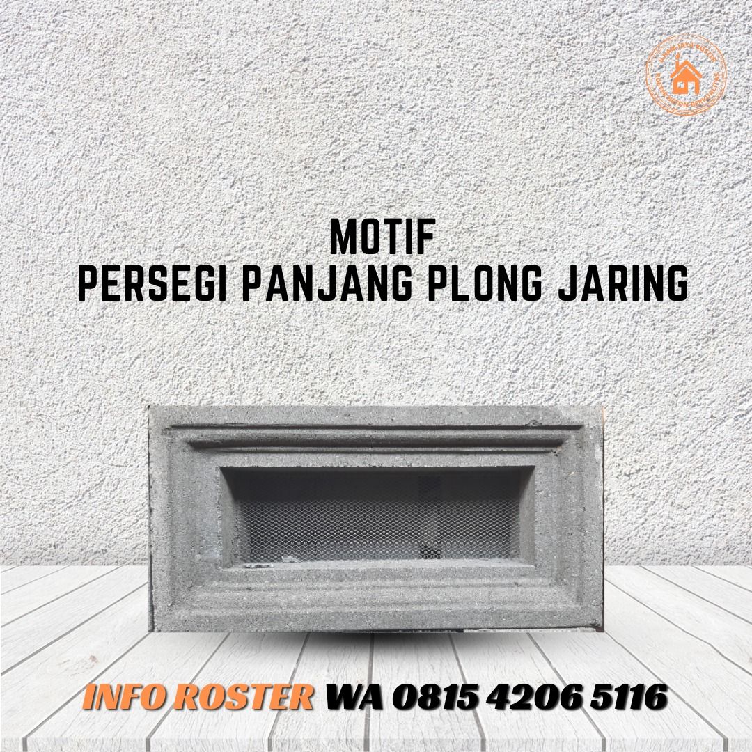 JUAL LUBANG ANGIN ATAU VENTILASI RUMAH MOTIF PERSEGI PANJANG PLONG ...
