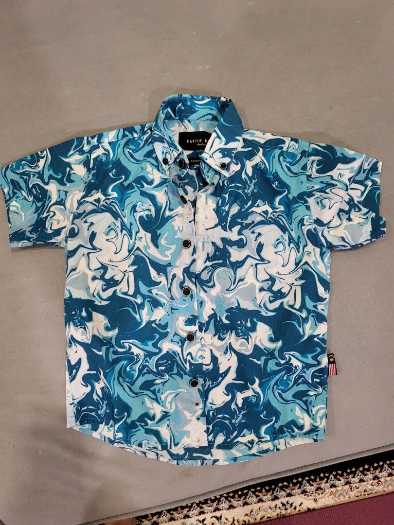 KAPTEN BATIK Nusantara Boy Shirt, Babies & Kids, Babies & Kids Fashion ...
