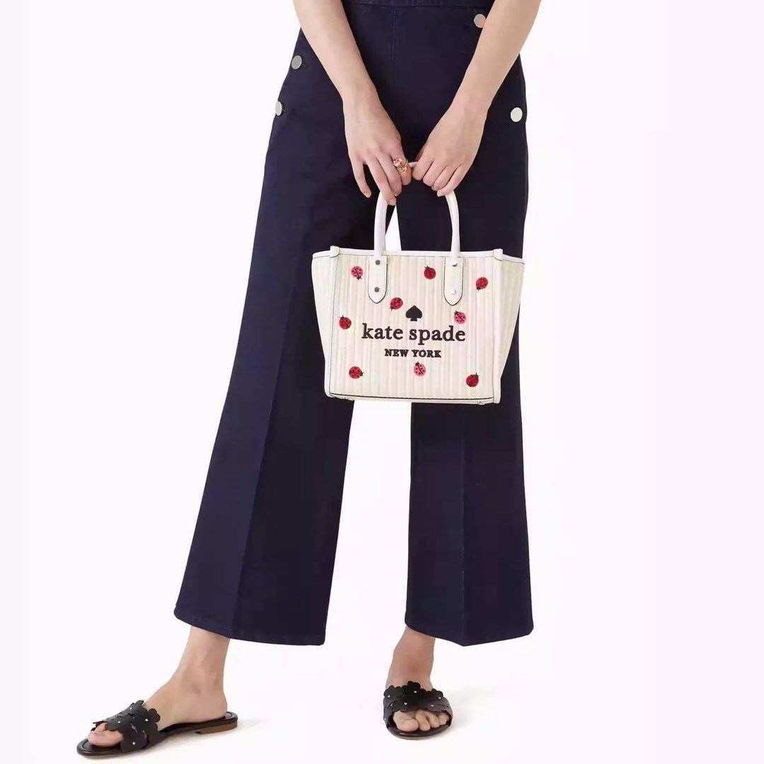 Kate Spade Ella Small LadyBug Tote, Women's Fashion, Bags & Wallets ...