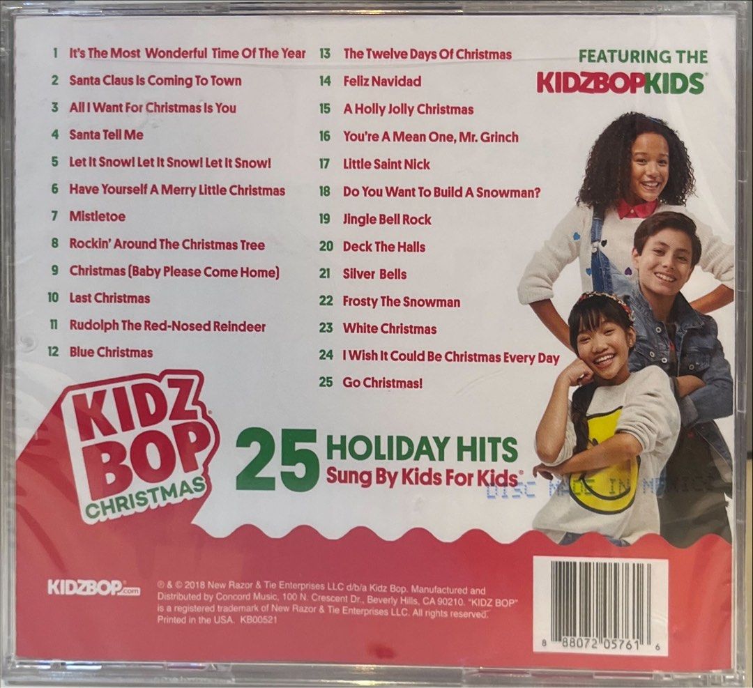 KiDZ BOP Christmas, Hobbies & Toys, Music & Media, CDs & DVDs on Carousell