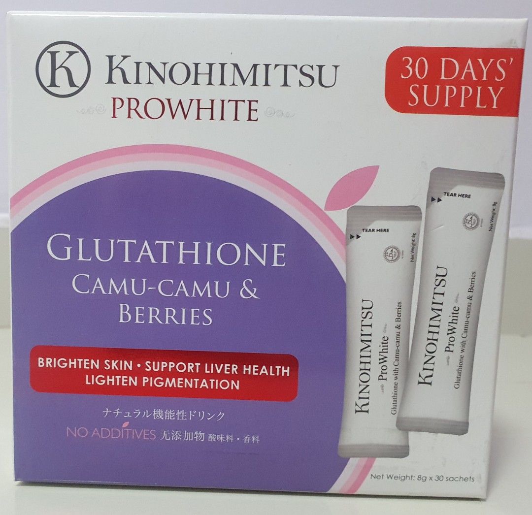 Kinohimitsu Prowhite Glutathione 30's, Health & Nutrition, Health ...