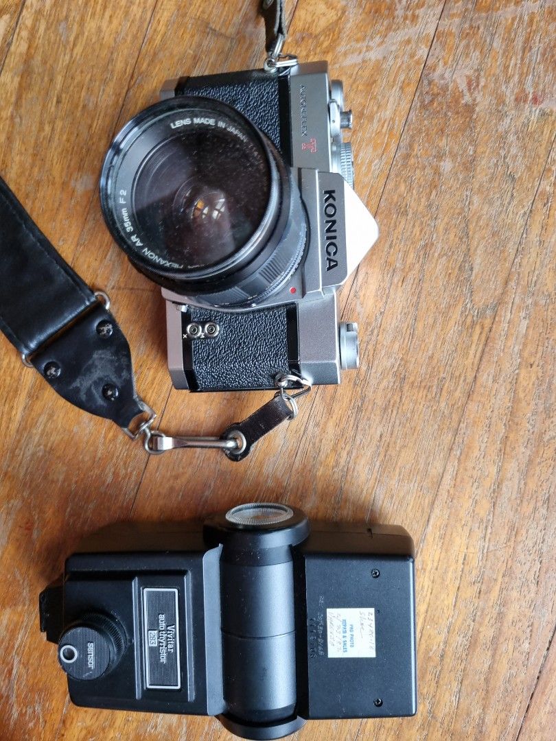 Konica Autoflex T 35mm Camera Bundle, Photography, Cameras on Carousell