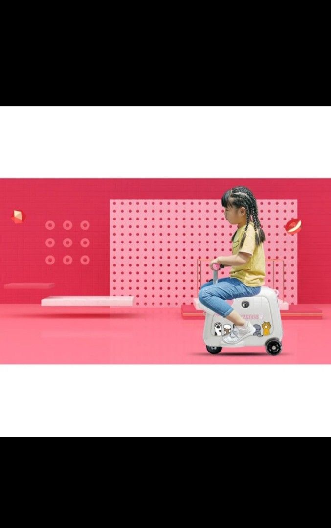 Koper scooter listrik anak cabin size bisa di naikin & di kendarai ...