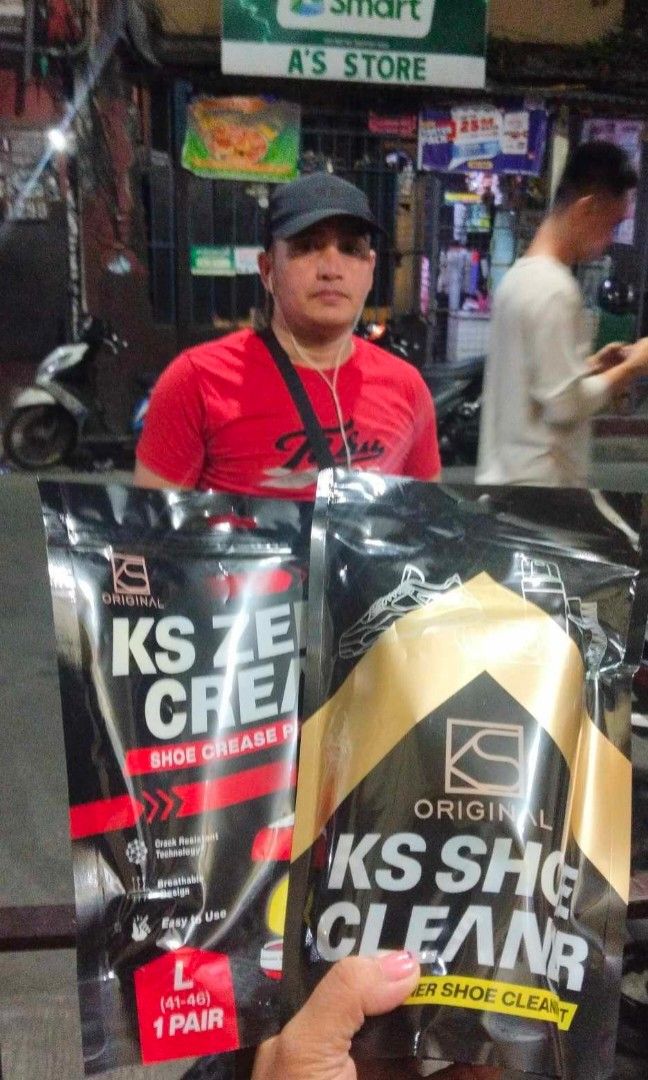 KS ORIGINAL SHOE CLEANING KS WIPES KS SHOE CLEANER SET KS DEOXIDATION ...