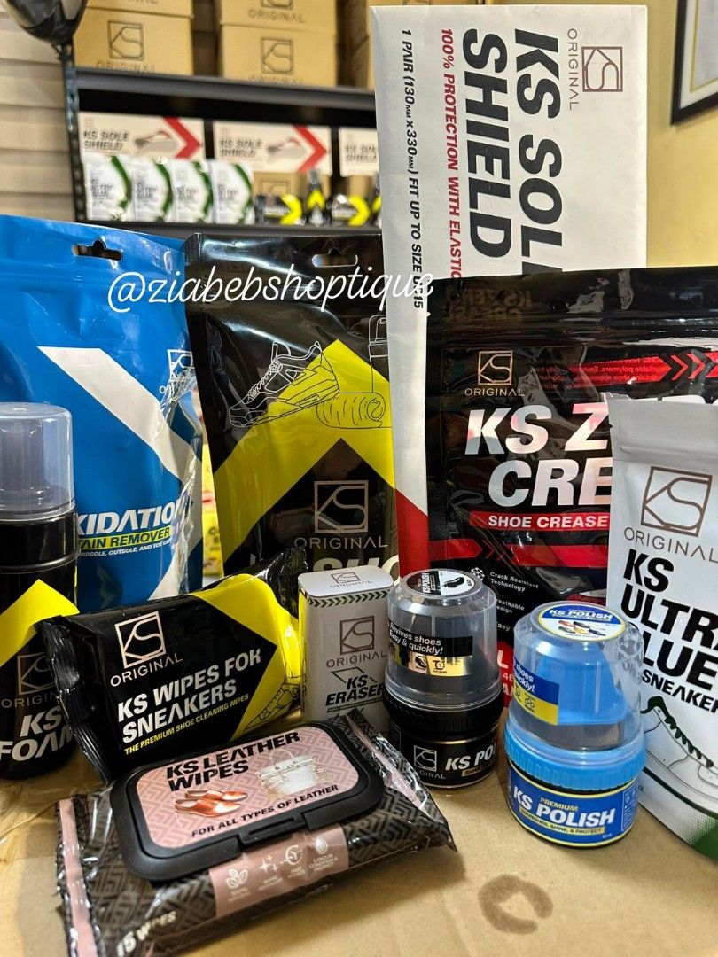 KS WIPES SHOE CLEANER, Men's Fashion, Footwear, Shoe inserts ...