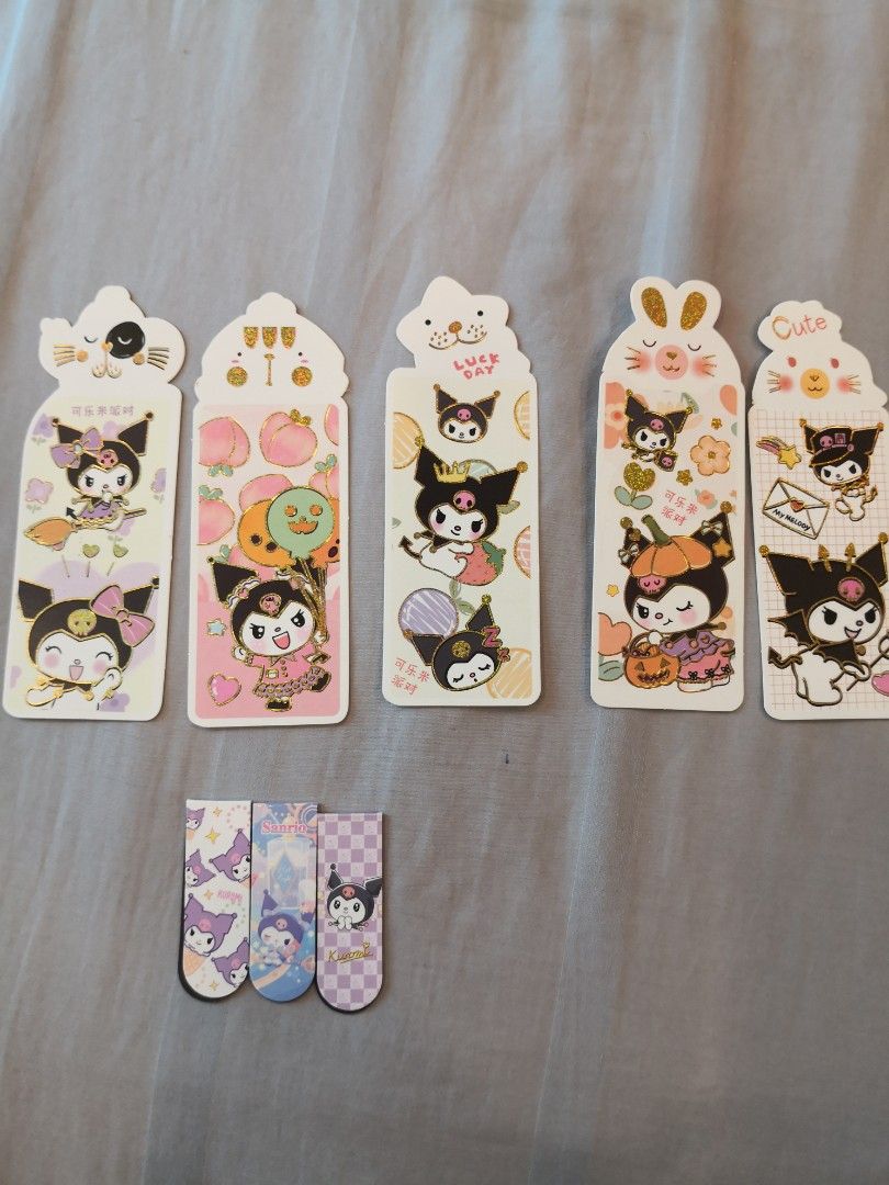 Kuromi bookmarks, Hobbies & Toys, Stationery & Craft, Stationery ...