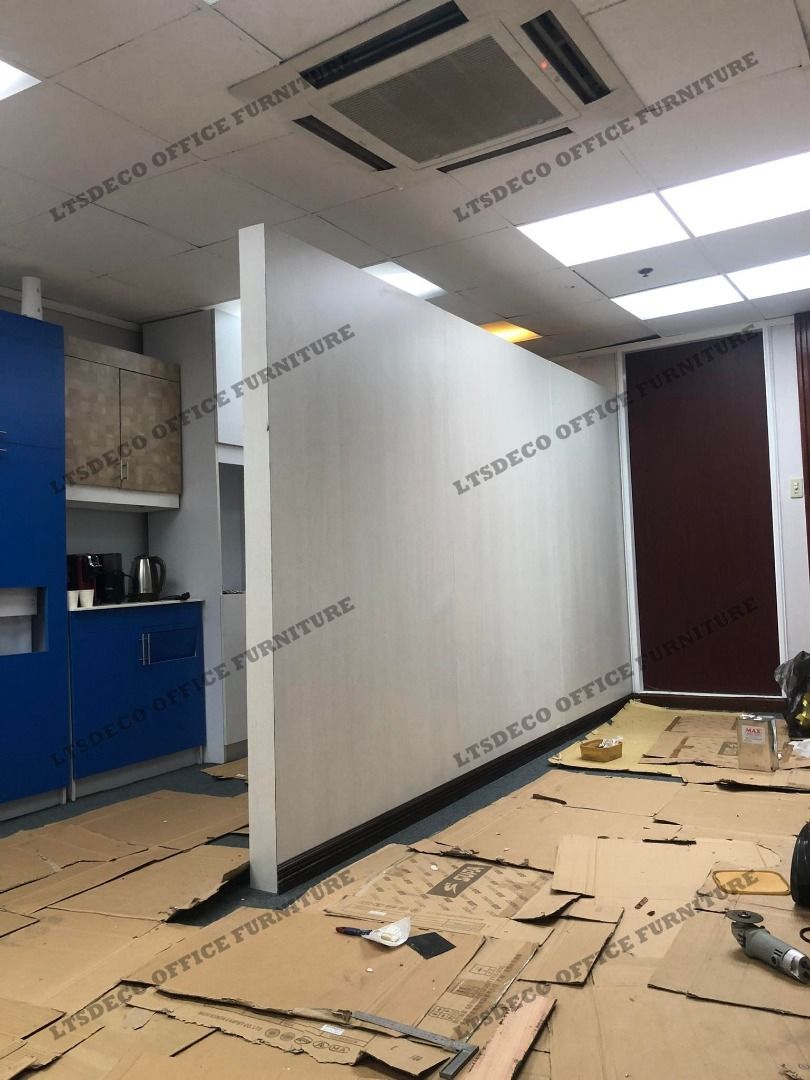 LAMINATED PANEL DIVIDER OFFICE FURNITURE AND PARTITIONS, Furniture ...