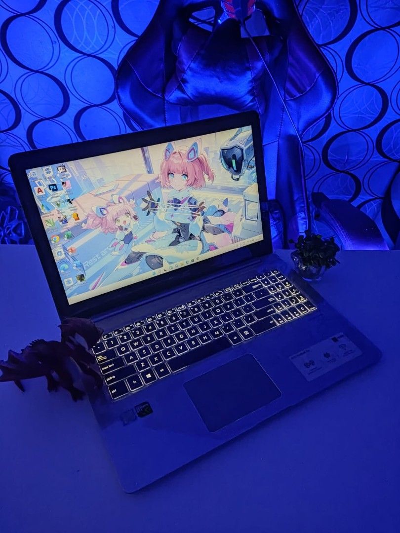 Laptop Design Gaminb Asus X580 Cpre i7 Ram 16gb Ssd+hdd Dual Vga Nvidia ...