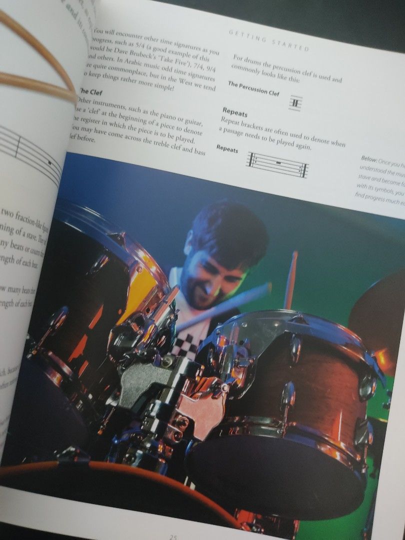 Learn to Play the Drums; A Step by Step Guide (Hardbound), Hobbies ...