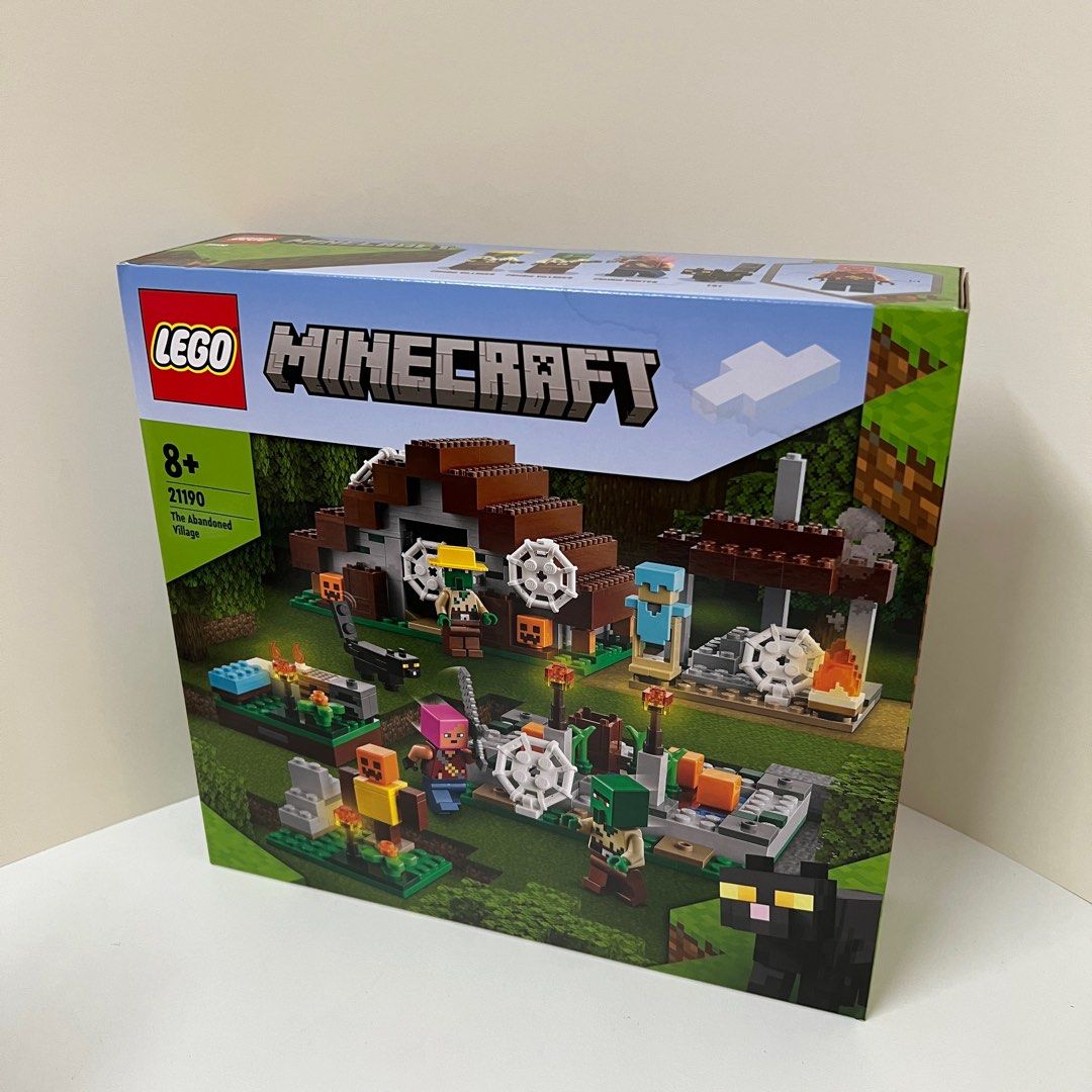 Lego Minecraft The Abandoned Village 21190, 興趣及遊戲, 玩具 & 遊戲類 - Carousell