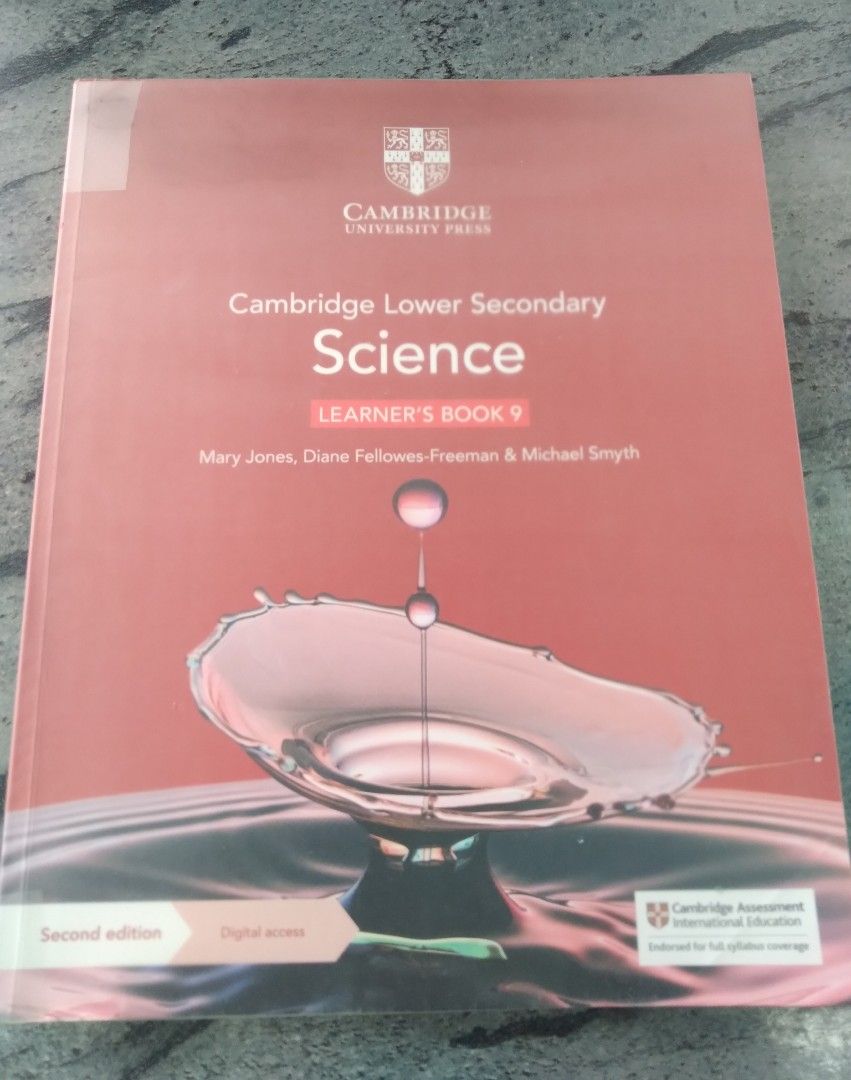 [LIKE NEW] Cambridge Lower Secondary Science (Learner's Stage 9) Book ...