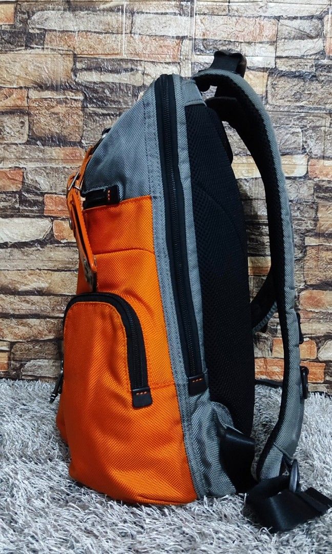 Limited Edition Tumi Alpha Bravo Day Orange Knox Backpack (Authentic ...