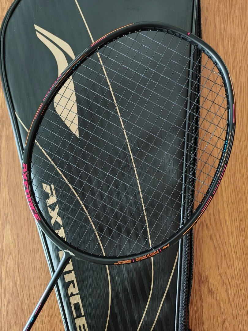 Lining Axforce 80, Sports Equipment, Sports & Games, Racket & Ball ...