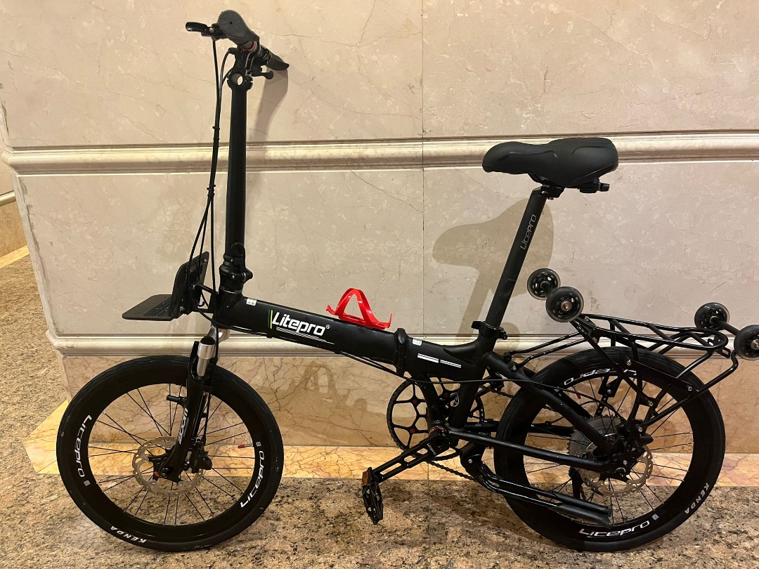 Litepro Folding Bike 20" 451 10 Shimano M6000 Speed with M6100 ...