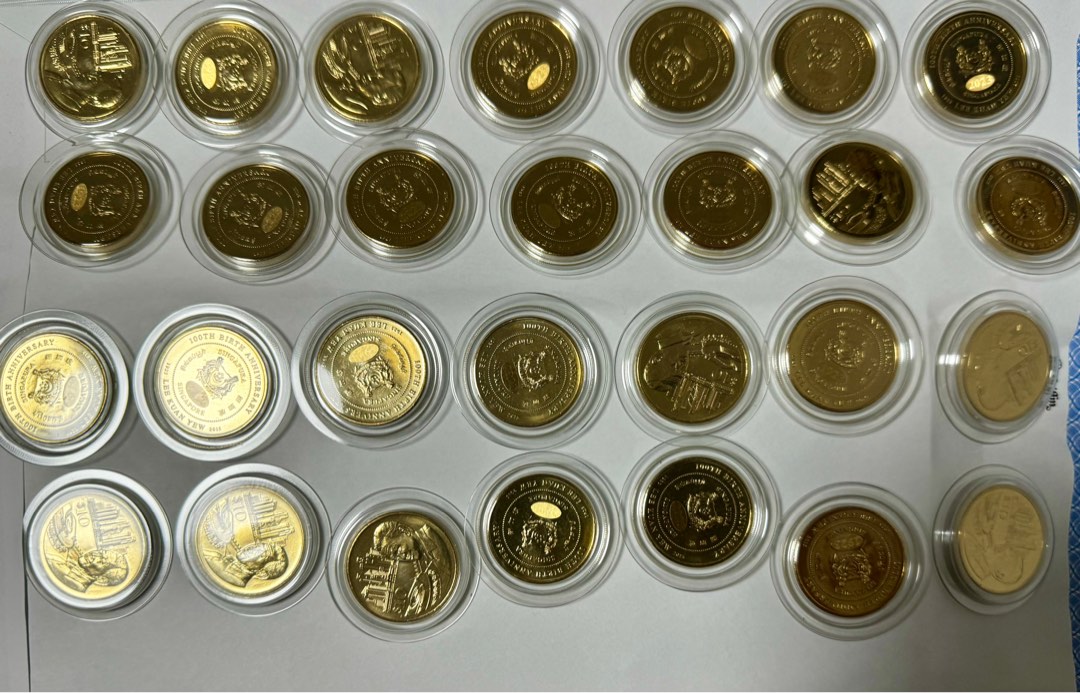 LKY 100th Anniversary Coin Set, Hobbies & Toys, Memorabilia ...