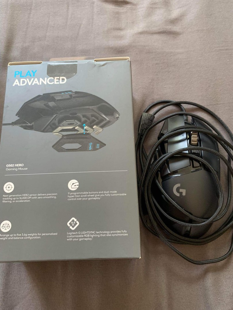 Logitech G502 HERO, Computers & Tech, Parts & Accessories, Mouse ...