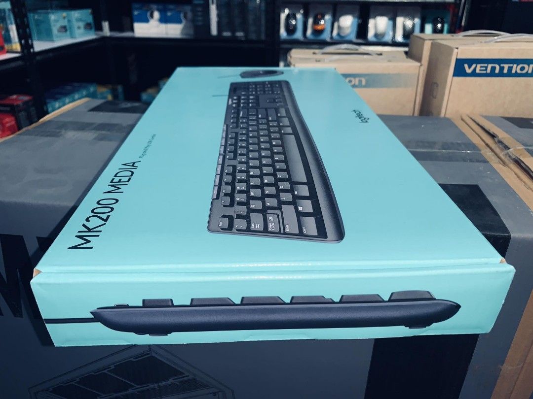 Logitech MK200 Media Keyboard and Mouse Combo, Computers & Tech, Parts ...