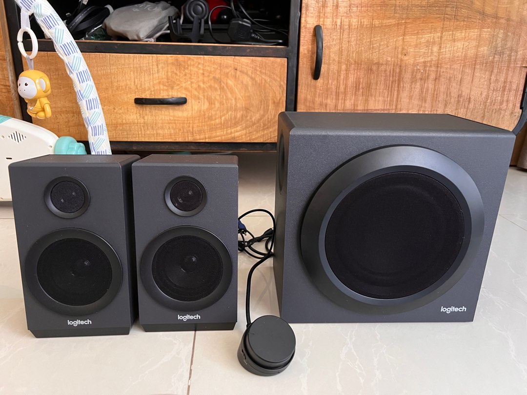 Logitech Z333 Speaker System with Subwoofer, Audio, Soundbars, Speakers ...