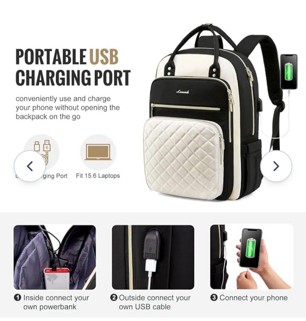 Lovevook Laptop Backpack, Women's Fashion, Bags & Wallets, Backpacks on ...
