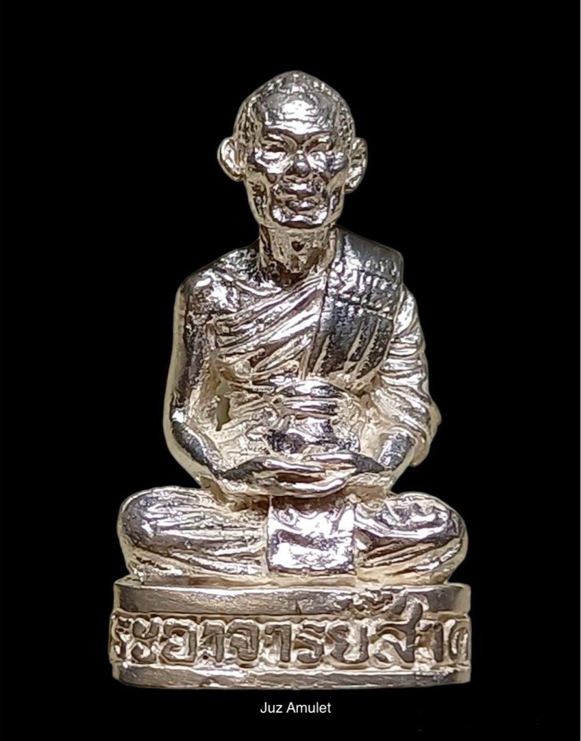 LP Sakorn Wat Nong Krub 1st Batch Roop Lor Nur Silver Bottom Jan Yant ...